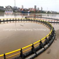 China HDPE Super Cage for Marine Aquaculture Diameter 10m to 60m Anti-Wave 12 Grade for sale