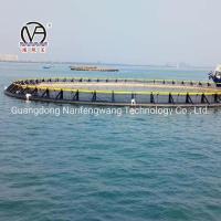 China Anti Wind Wave Floating HDPE Deep Sea Cage 200mm-500mm Pipe for Offshore Fish Farming for sale