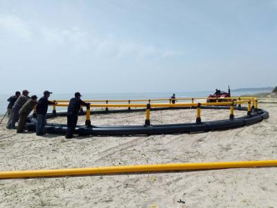 China HDPE Circular Floating Net Cage Frame for Fish Breeding - 15+ Year Lifespan, 12-Grade Typhoon Resistance for sale