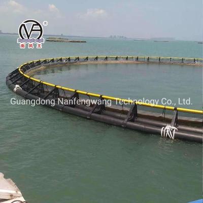 China PE Enhanced Deep Water Aquaculture Fish Cage for African Lakes - 15+ Year Lifespan, 50m Depth Capacity for sale
