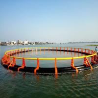 China HDPE Fish Cage Floating Pipe 200mm to 500mm Anti-Wave Offshore Aquaculture for sale