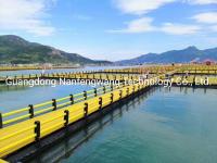China HDPE Floating Leisure Cage Platform with Walkway 160m Circumference for Lake Aquaculture for sale