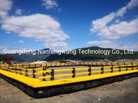 China HDPE Floating Leisure Cage Platform with Walkway 160m Circumference for Lake Aquaculture for sale