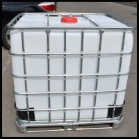 China 1000L HDPE Chemical Turnover Barrel 1200×1000×1150mm Corrosion Resistant Plastic Container for sale