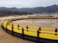 China HDPE Leisure Fish Farm Aquaculture Anti-Wave Floating Circular Square Deep Sea Cage 160m for sale