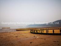 China HDPE Leisure Fish Farm Aquaculture Anti-Wave Floating Circular Square Deep Sea Cage 160m for sale