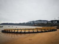 China HDPE Leisure Fish Farm Aquaculture Anti-Wave Floating Circular Square Deep Sea Cage 160m for sale
