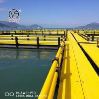 China Custom HDPE Deep Sea Aquaculture Fish Farming Cage - 160m Circumference, 25+ Year Lifespan for sale