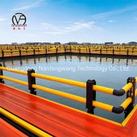 China HDPE Leisure Aquaculture Cage 200mm-500mm Floating Pipe for Inshore Lake Fish Farming for sale