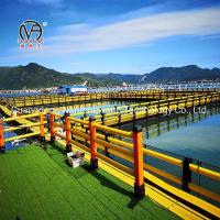 China HDPE Square Leisure Fish Cage for Marine Aquaculture 200mm to 500mm Floating Pipe for sale