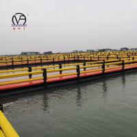 China HDPE Leisure Fish Cage for Seawater Aquaculture 160m Circumference Anti-Wave 12 Grade for sale