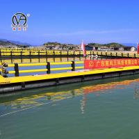 China HDPE Leisure Fish Cage for Seawater Aquaculture 160m Circumference Anti-Wave 12 Grade for sale