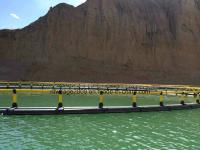 China HDPE Circular Fish Cage 10m-50m Diameter PE Knotless Net Aquaculture for sale