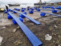 China Marine Polyethylene Fish Farming Cage 6m Depth Typhoon Resistant PE Aquaculture System for sale