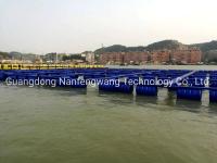 China HDPE Square Fish Farming Cage Grade 12 Typhoon Resistance 15 Year Lifespan for sale