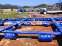 China HDPE Fish Cage 12 Grade Typhoon Resistance 7m Wave 1.2m/s Current Floating Pontoon Cage for sale