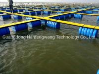 China HDPE Fish Cage 12 Grade Typhoon Resistance 7m Wave 1.2m/s Current Floating Pontoon Cage for sale