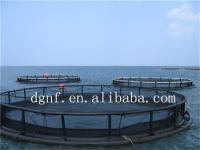 China HDPE Circular Fish Cage 50000 Ton Capacity UV Resistant 50 Year -60°C to +80°C Temperature Range for sale