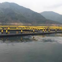 China Marine HDPE Circular Fish Cage 30-200m Circumference Deep Sea Aquaculture for sale