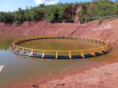 China Extra Strong HDPE Anti-Wave Deep Water Fish Cage 80m-300m Circumference Offshore Mariculture for sale
