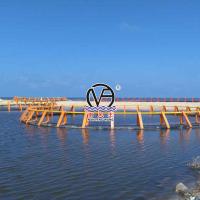 China HDPE Marine Circular Fish Cage Anti Wave 80m-300m Circumference 25 Year Lifespan for sale