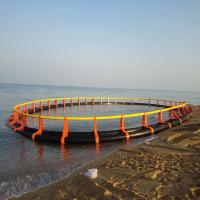 China HDPE Circular Fish Cage 80m-300m Circumference 25-Year Lifespan Corrosion Resistant Aquaculture for sale
