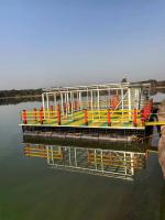 China 10x10m Combined Square Fish Cage 315mm Floating Pipe for Lake River Sea Tilapia Farming for sale