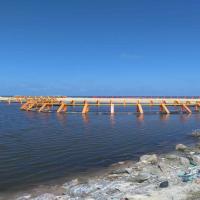 China HDPE Circular Fish Cage Integrated Injection Molding Seamless Frame 80m-300m Circumference for Offshore Mariculture for sale