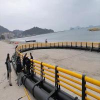 China HDPE Freshwater Fish Cage Floating Platform Seamless Frame 80m-300m Circumference Anti Aging Corrosion Resistant for sale