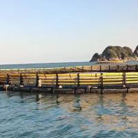 China HDPE Freshwater Fish Cage Floating Platform Seamless Frame 80m-300m Circumference Anti Aging Corrosion Resistant for sale