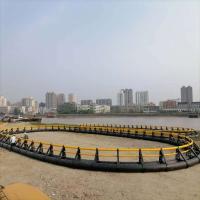 China HDPE Circular Fish Cage Floating Platform 80m-300m Circumference for Offshore Aquaculture for sale