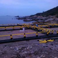 China HDPE Square Fish Cage Floating Frame Anti Aging Salt Resistance Wind Resistance Offshore Mariculture 6m Wave for sale