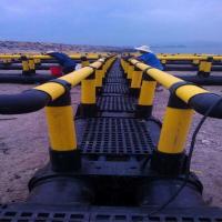 China HDPE Square Fish Cage Floating Frame Anti Aging Salt Resistance Wind Resistance Offshore Mariculture 6m Wave for sale