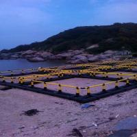 China HDPE Square Fish Cage Floating Frame Anti Aging Salt Resistance Wind Resistance Offshore Mariculture 6m Wave for sale