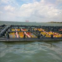 China HDPE Square Fish Cage 4m x 4m Aquaculture Net Cage for Shrimp Farming for sale
