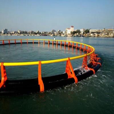 China HDPE Floating Fish Cage 80m-300m Circumference Anti-Wave Corrosion Resistant Customizable Aquaculture Net Cage for Tilapia for sale