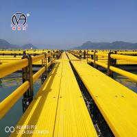 China Custom HDPE Floating Fish Cage with Walkway 80m-300m Circumference Wave Resistance ≤6m for sale