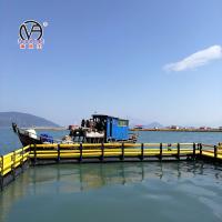 China UV-Stabilized HDPE Floating Fish Cage 80m-300m Circumference Corrosion Resistant Frame for Aquaculture for sale