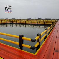 China UV-Stabilized HDPE Floating Fish Cage 80m-300m Circumference Corrosion Resistant Frame for Aquaculture for sale