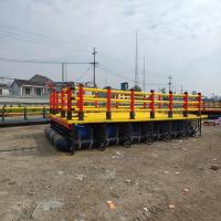 China HDPE Anti Slip Floating Activity Platform 80m-300m Circumference for Water Entertainment for sale