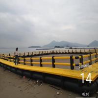 China HDPE Anti Slip Floating Activity Platform 80m-300m Circumference for Water Entertainment for sale