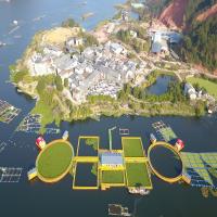 China Stable Floating Dock Platform Water Leisure Entertainment Platform for sale