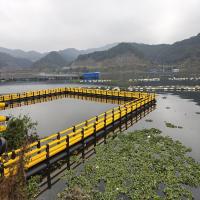 China HDPE Floating Leisure Platform for Fishery Resort with Cage Culture 80m-300m for sale