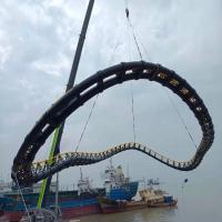 China Deep Water Anti-Wave Round HDPE Fish Cage System 80m-300m Circumference for sale
