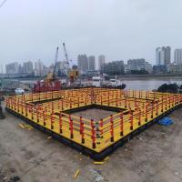 China Modular HDPE Floating Dock 80m-300m Circumference for Water Villa Fishery Sightseeing for sale