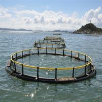China HDPE Anti-Fouling Round Fish Cage 80m-300m Circumference for Offshore Aquaculture for sale