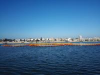 China Split Type HDPE Round Fish Cage 80m-300m Circumference Replaceable Netting for Multi Cycle Farming for sale