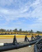 China Modular Fish Cage Kit 6m Diameter HDPE Easy Assemble Aquaculture Floating Frame for sale