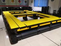 China Custom Diameter 10m 15m 20m Circular HDPE Fish Cage Adjustable Support Spacing Footboard Quantity for sale