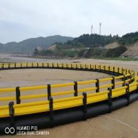 China Anti-Corrosion HDPE Deep-Water Circular Fish Cage 80m-300m Circumference for 45-60m Seabed for sale